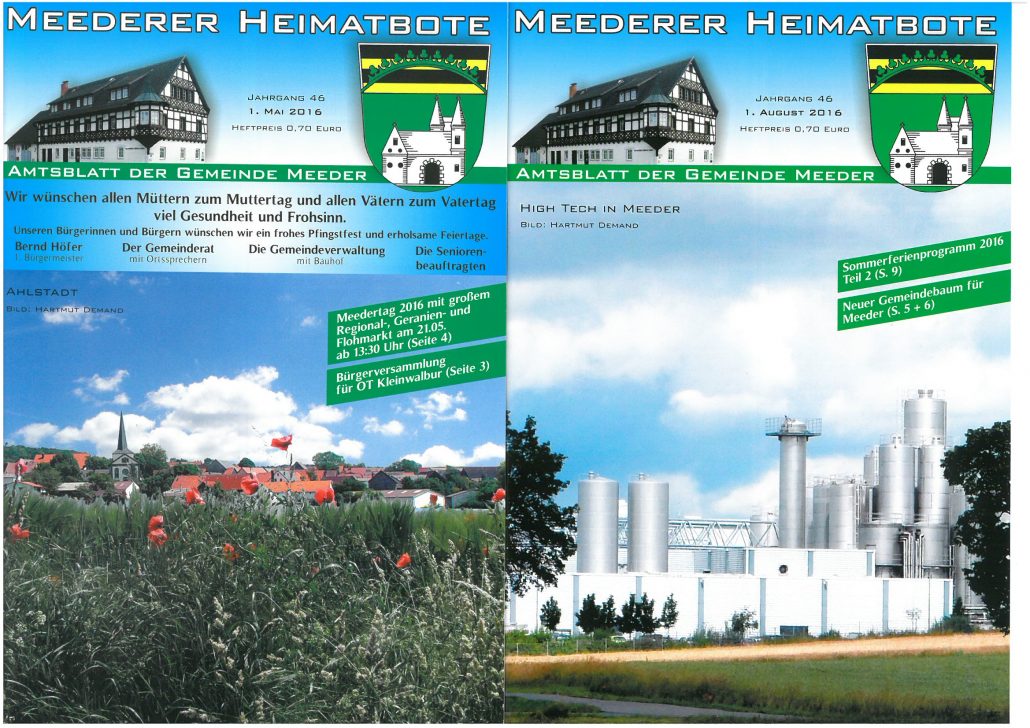 Meederer Heimatbote – Gemeinde Meeder
